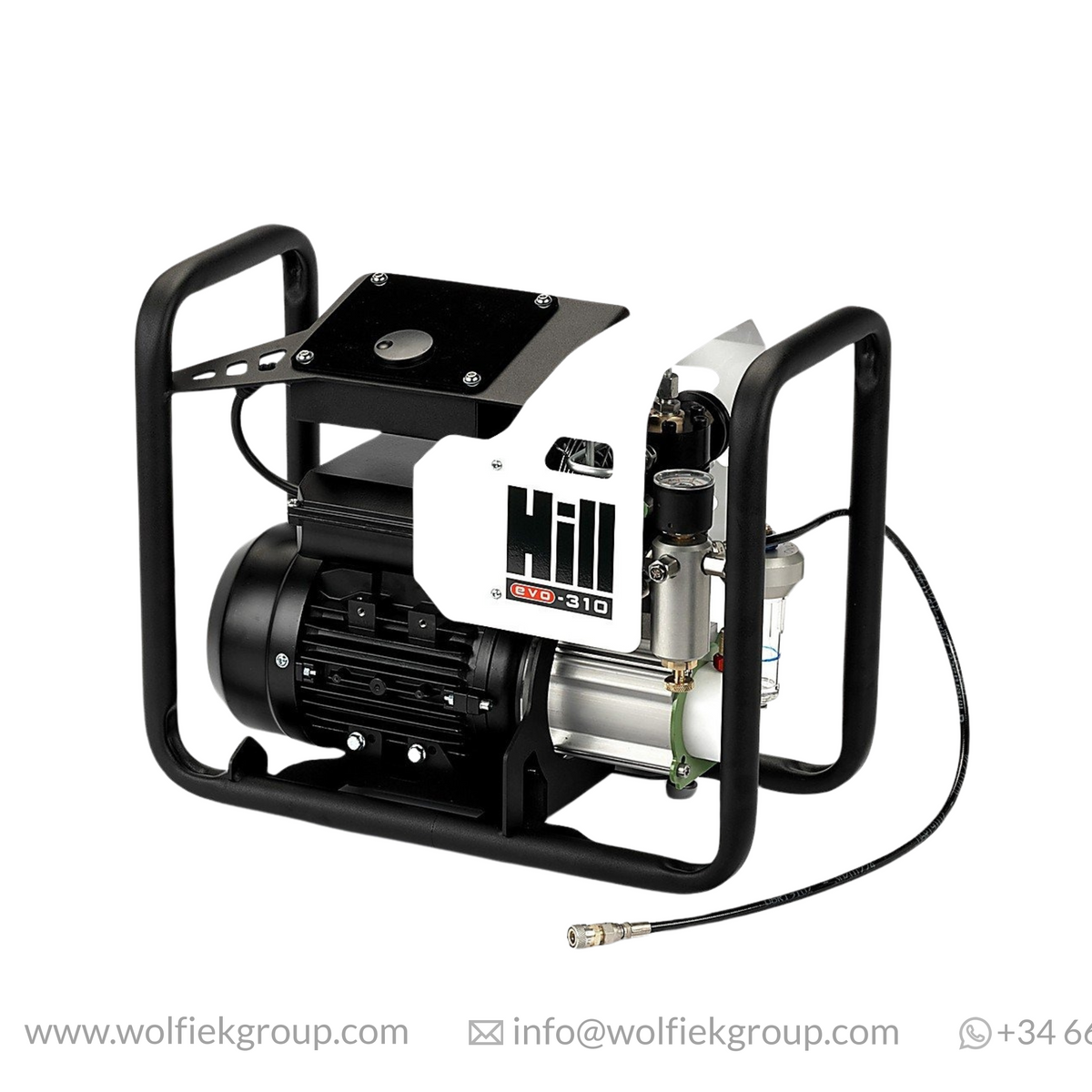 Hill Electric PCP Airgun Air Compressor EVO–310 – 310BAR/4500 PSI – AEA ...