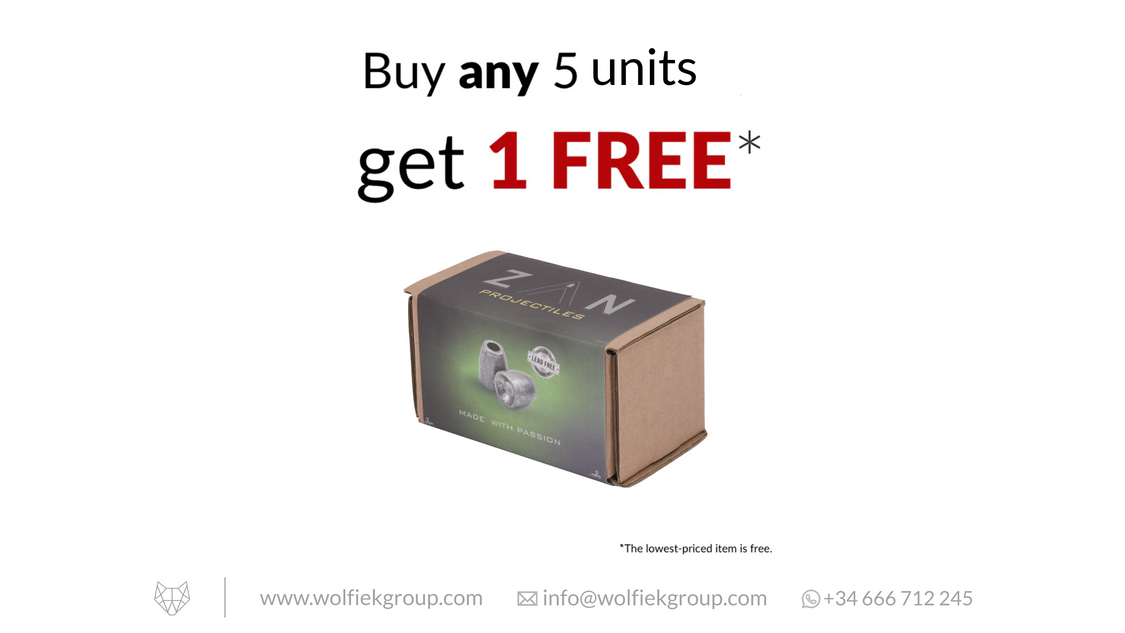 Zan Projectiles · Lead Free Slugs · Cal .177 (4.5mm) · 0.55g (8.5gr) – AEA Airguns Shop