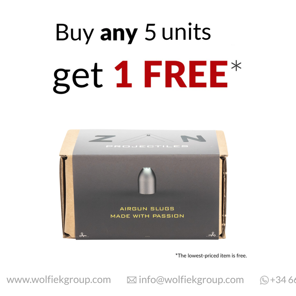 Zan Projectiles Airgun Slugs - Cal .177 (4.51mm) – AEA Airguns Shop