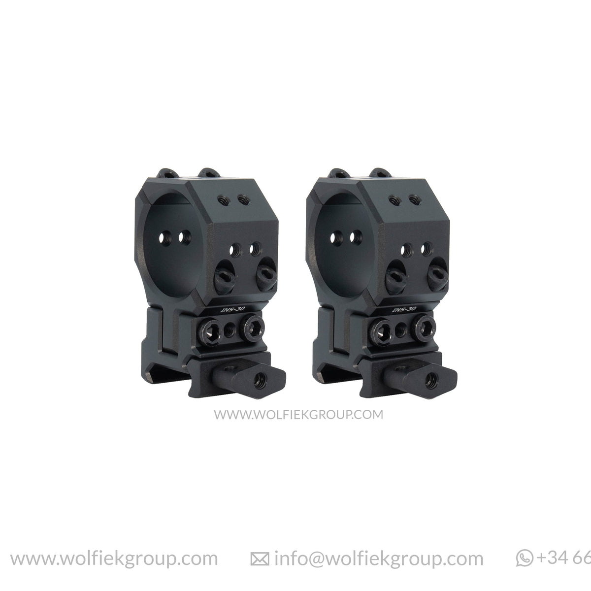 Eagle Vision Infinity Elevation Adjustable Riflescope Mounts - 30mm (I ...