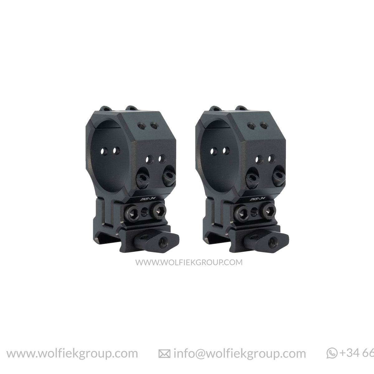 Eagle Vision Infinity Elevation Adjustable Riflescope Mounts - 34mm (I ...